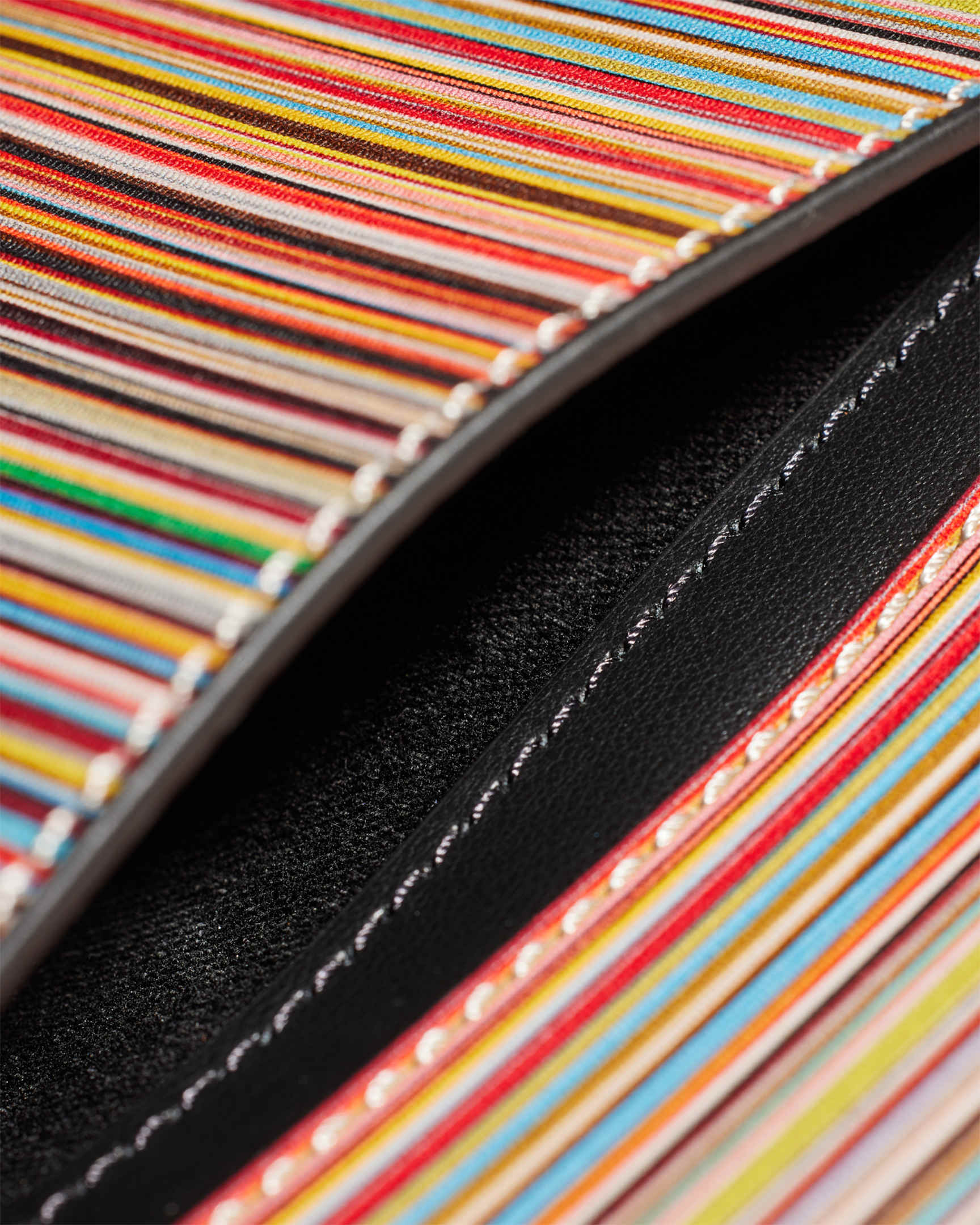 Women's Panelled 'Signature Stripe' Leather Tote Bag