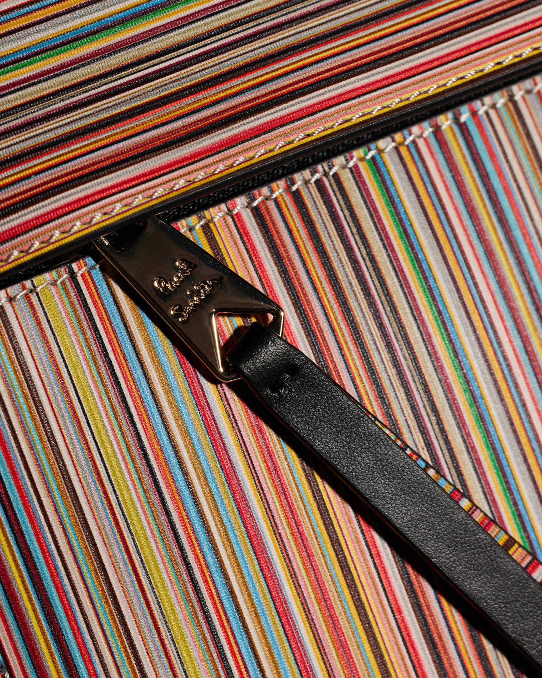 Women's Panelled 'Signature Stripe' Leather Tote Bag