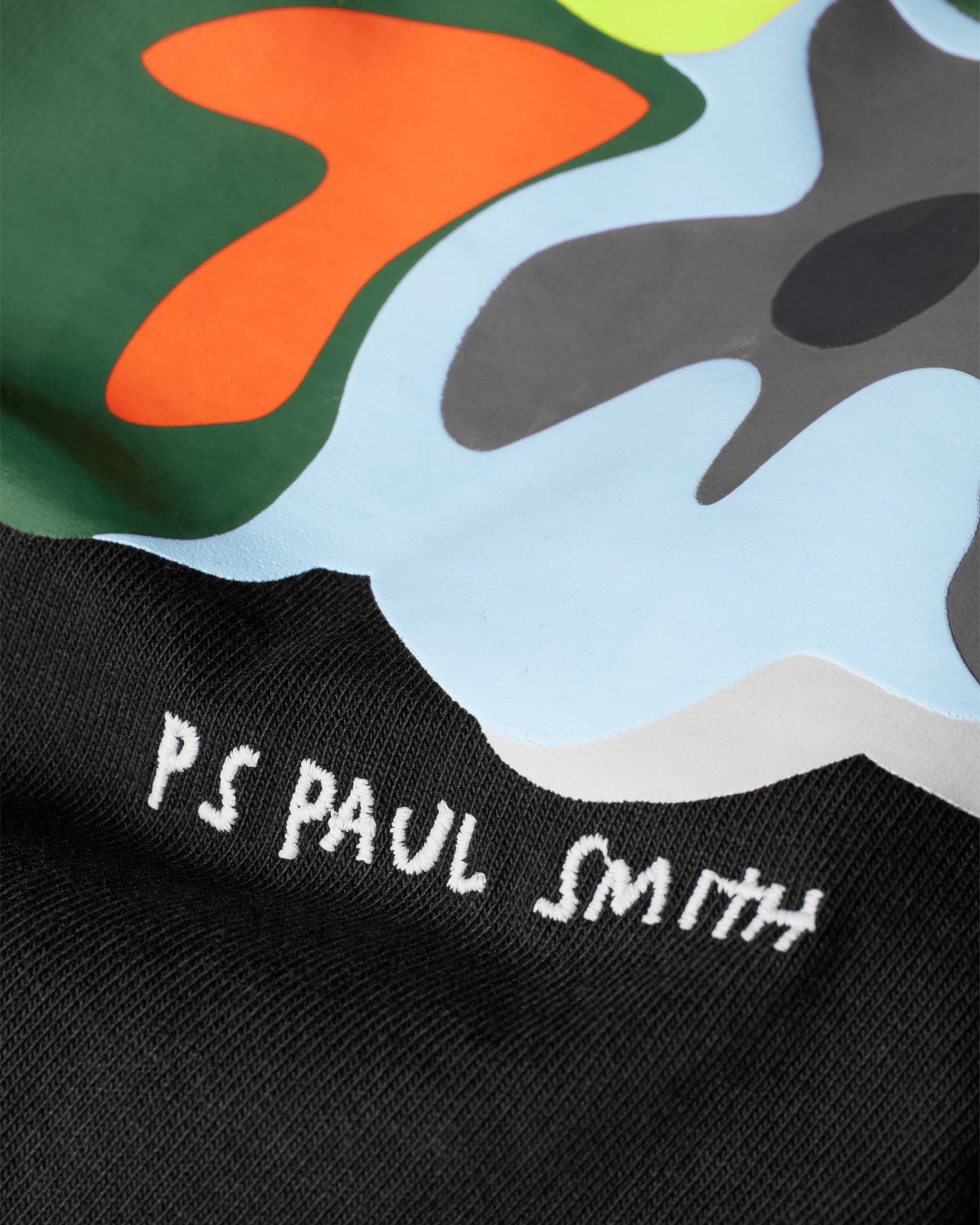 Men's Black 'Bold Florals' Motif Graphic T-Shirt