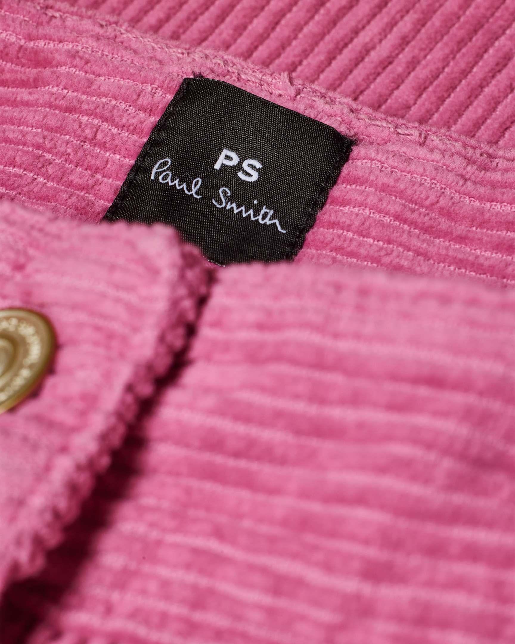 Women's Pink Corduroy Barrel Leg Trousers