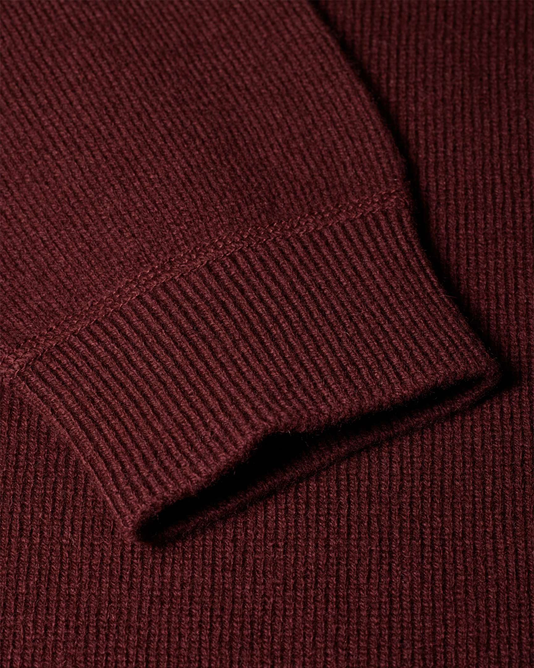 Burgundy Merino Wool Raglan Sweater Paul Smith