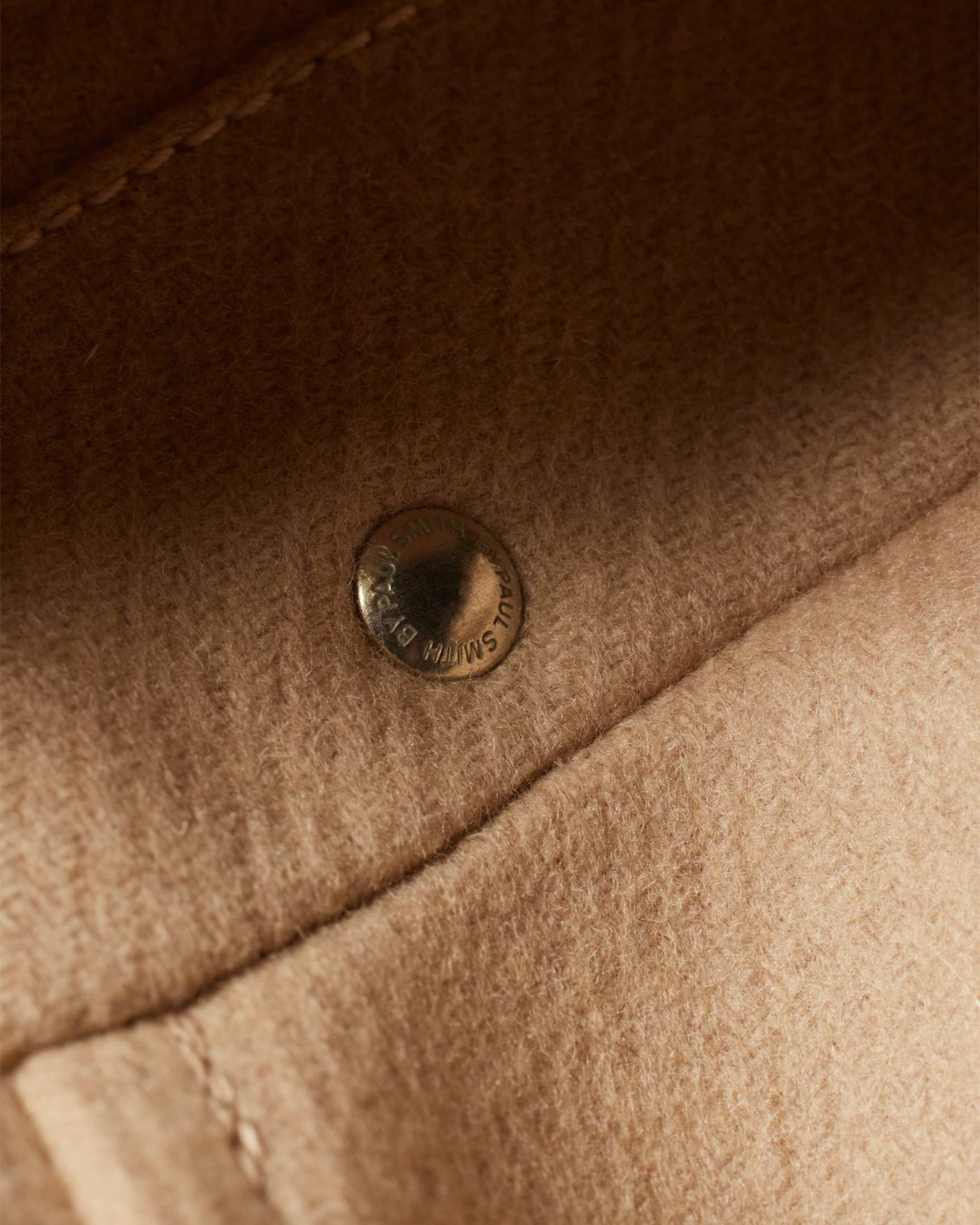 Women's Sand Wool-Cashmere Blend Cropped Cocoon Jacket