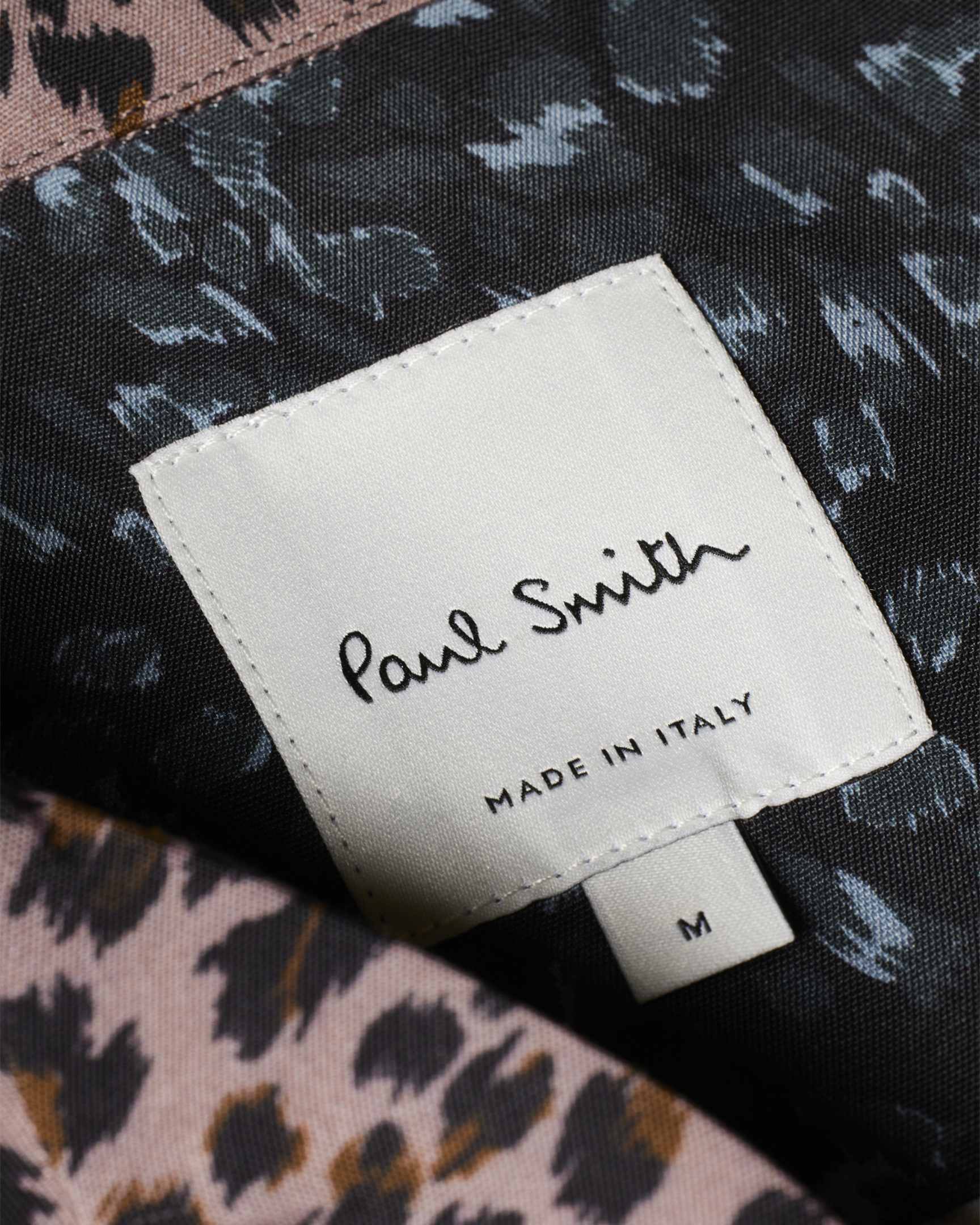 Dusky Pink 'Leopard' Print Viscose Shirt