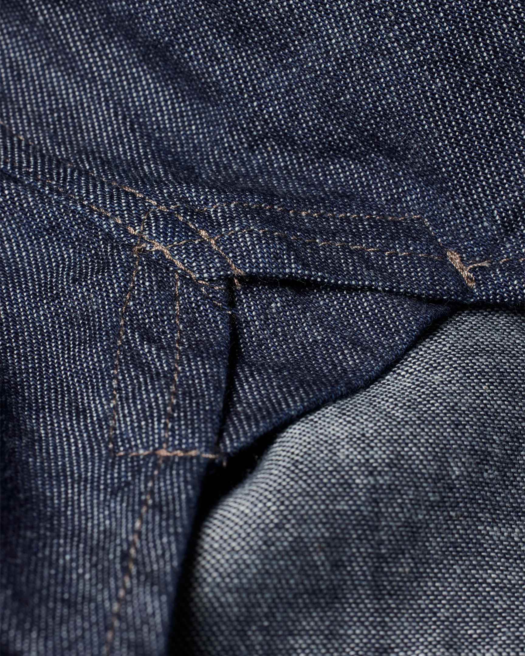 Men's Indigo Rinse Denim Patch-Pocket Shirt