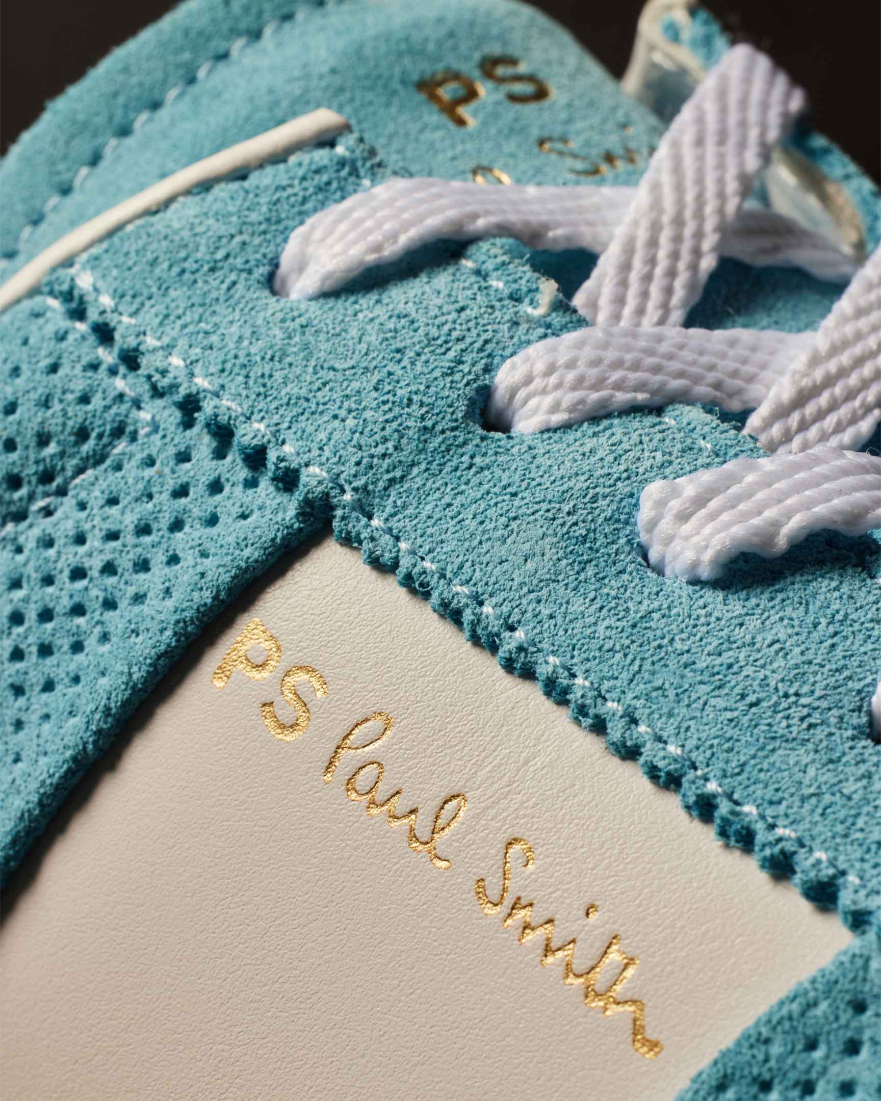 Men's Light Blue Suede 'Dover' Trainers