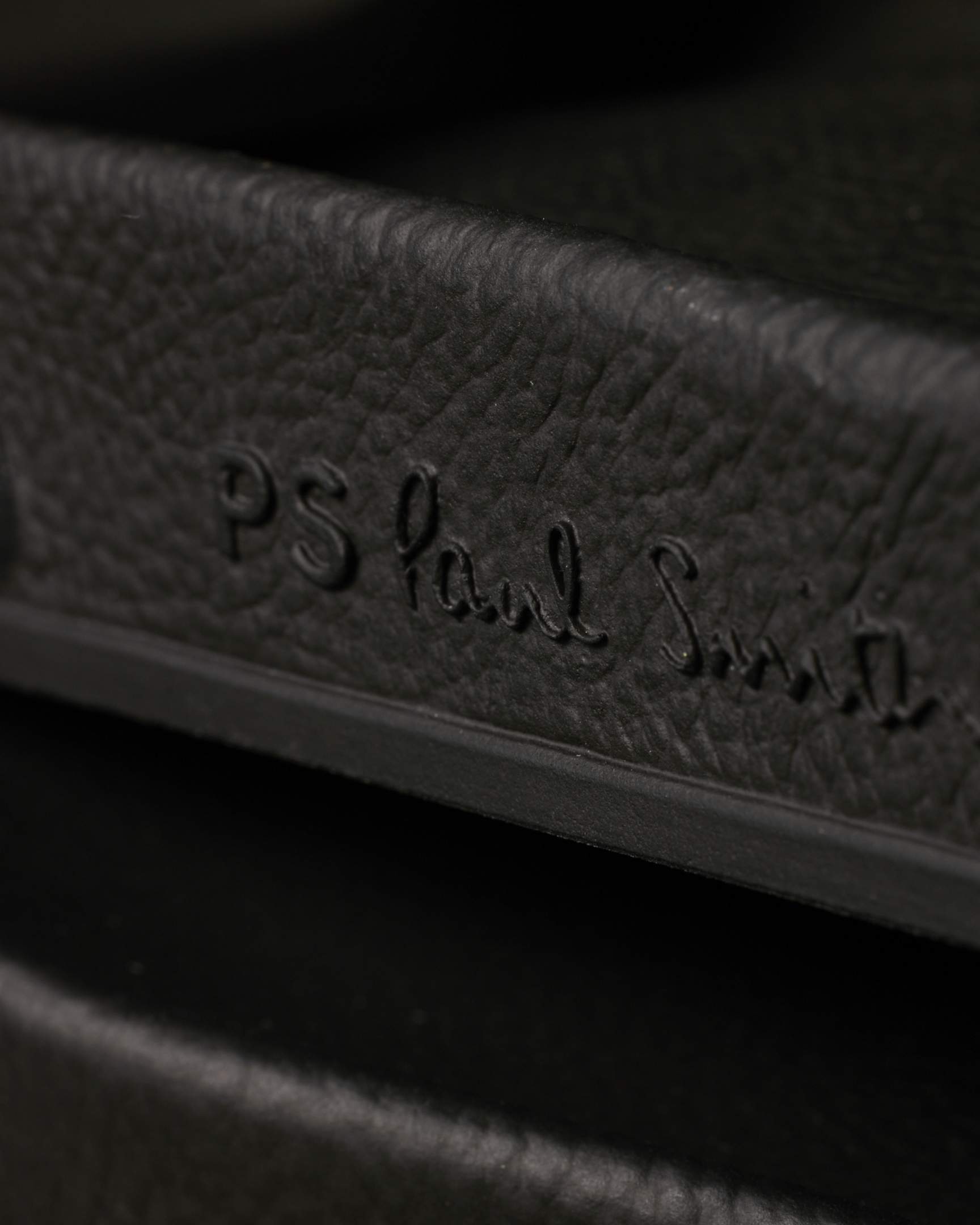 Men's Black Zebra 'Zed' Slides