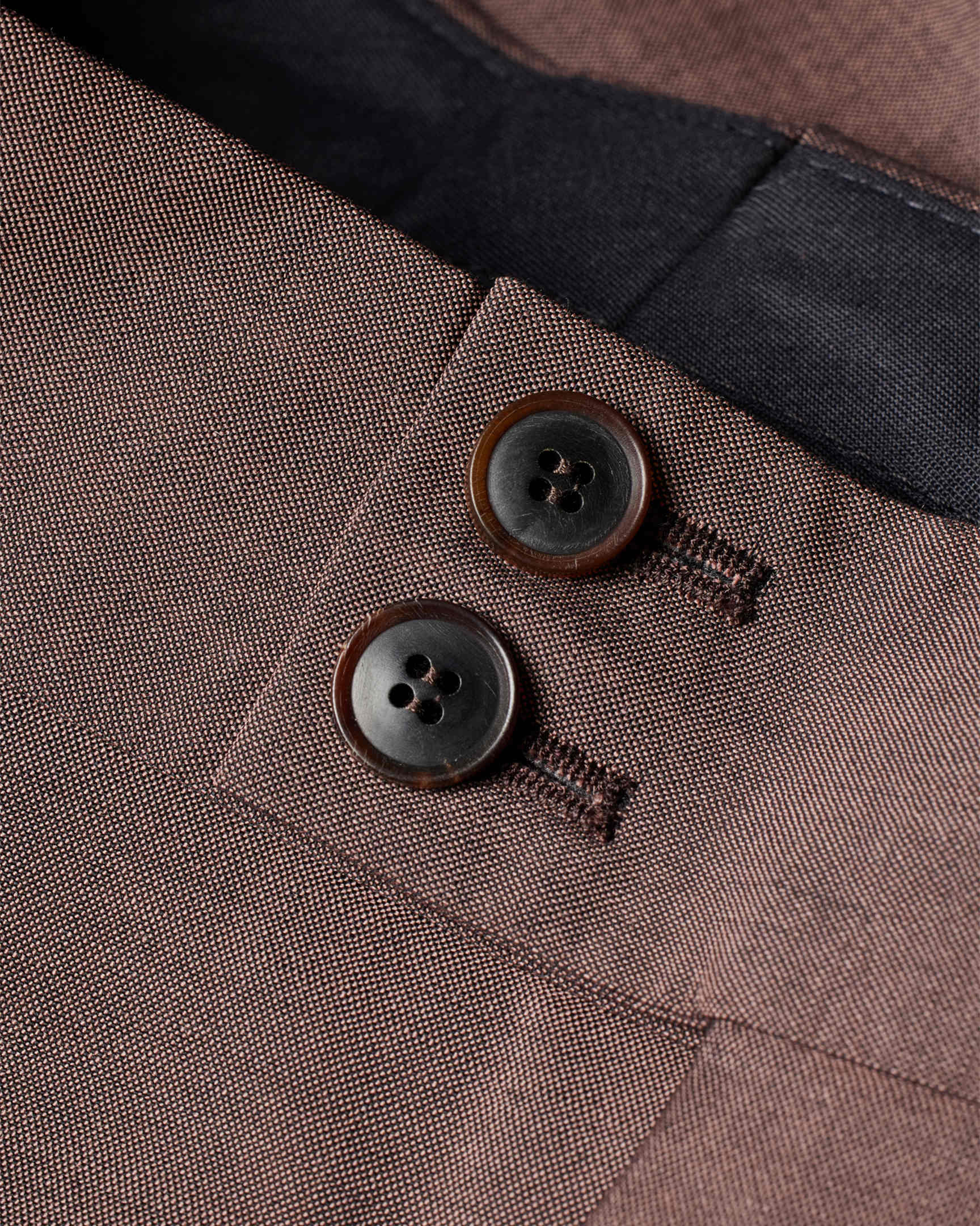 Men's Dark Mauve Wool-Mohair Suit