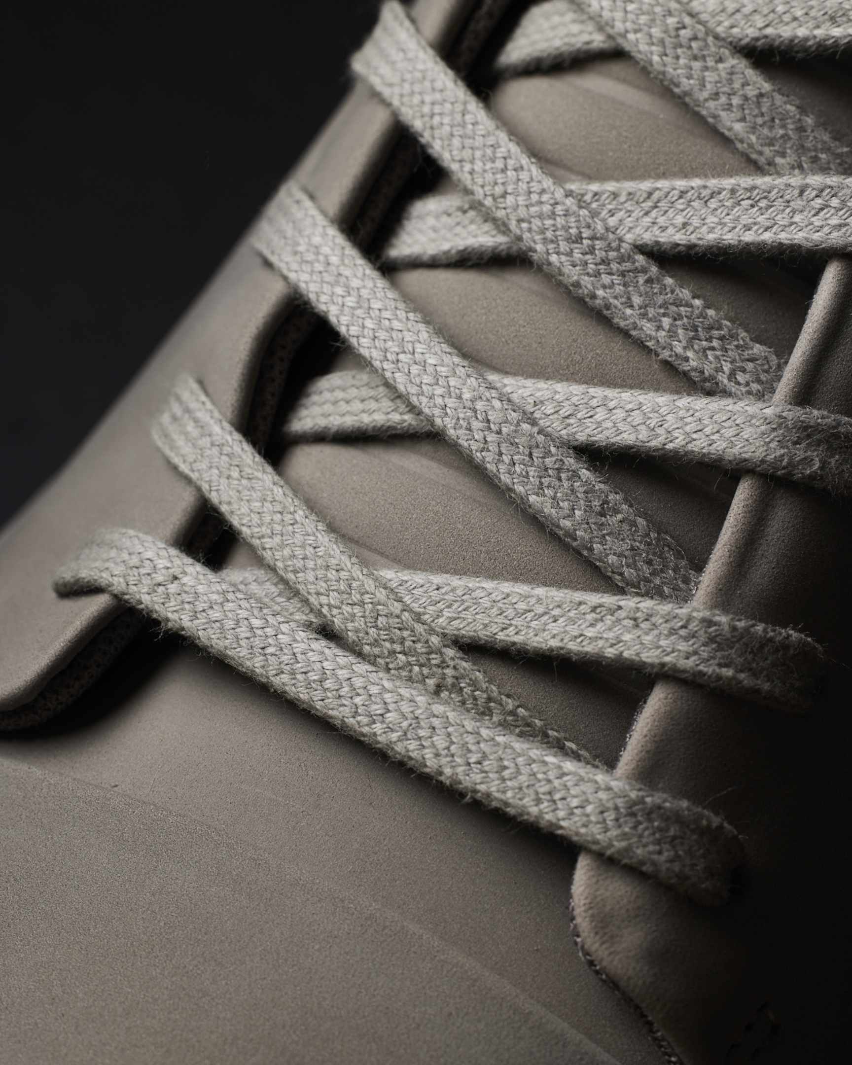 Men's Grey Nubuck 'Lee' Trainers