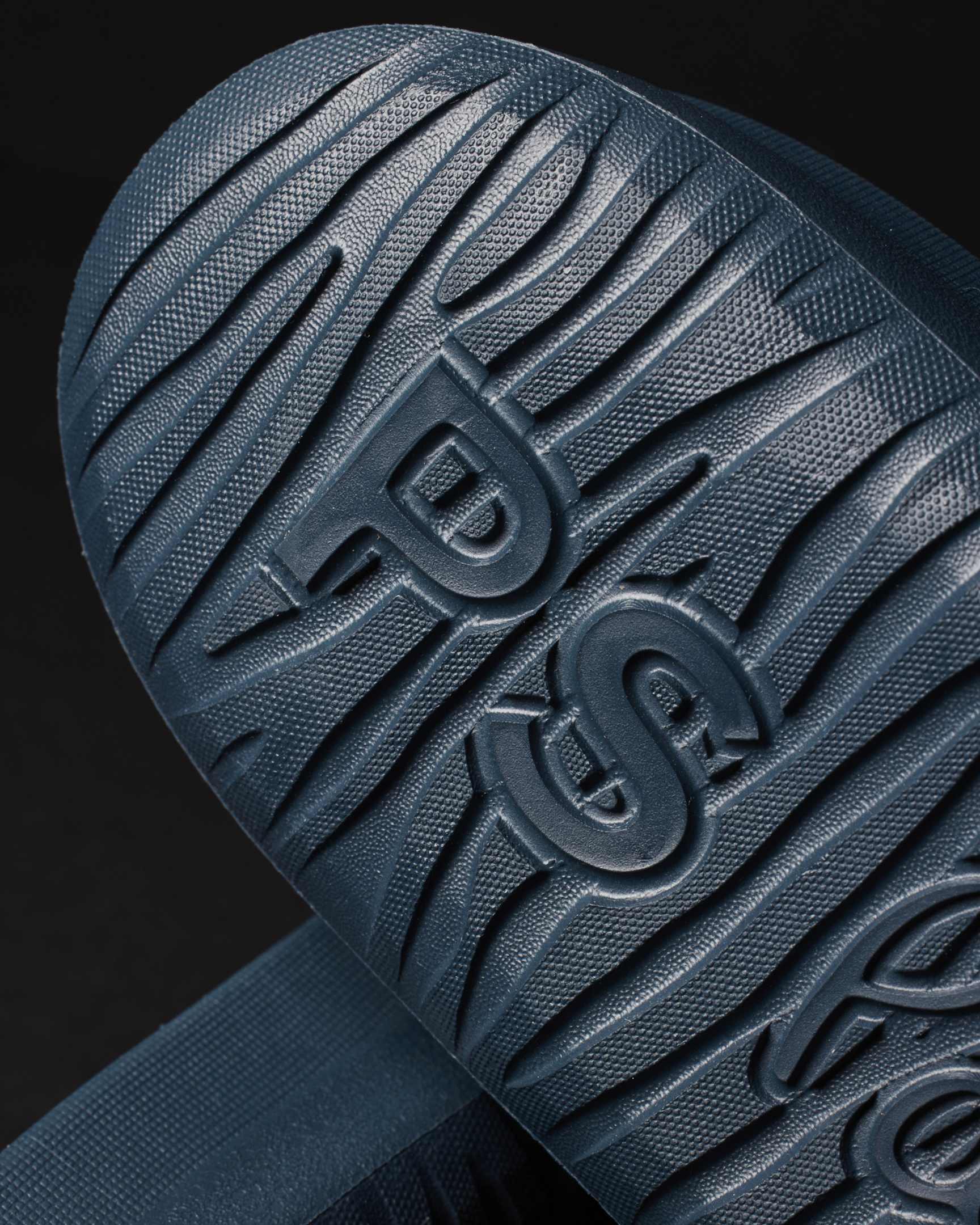 Men's Navy 'Powell' 'Sports Stripe' Slides