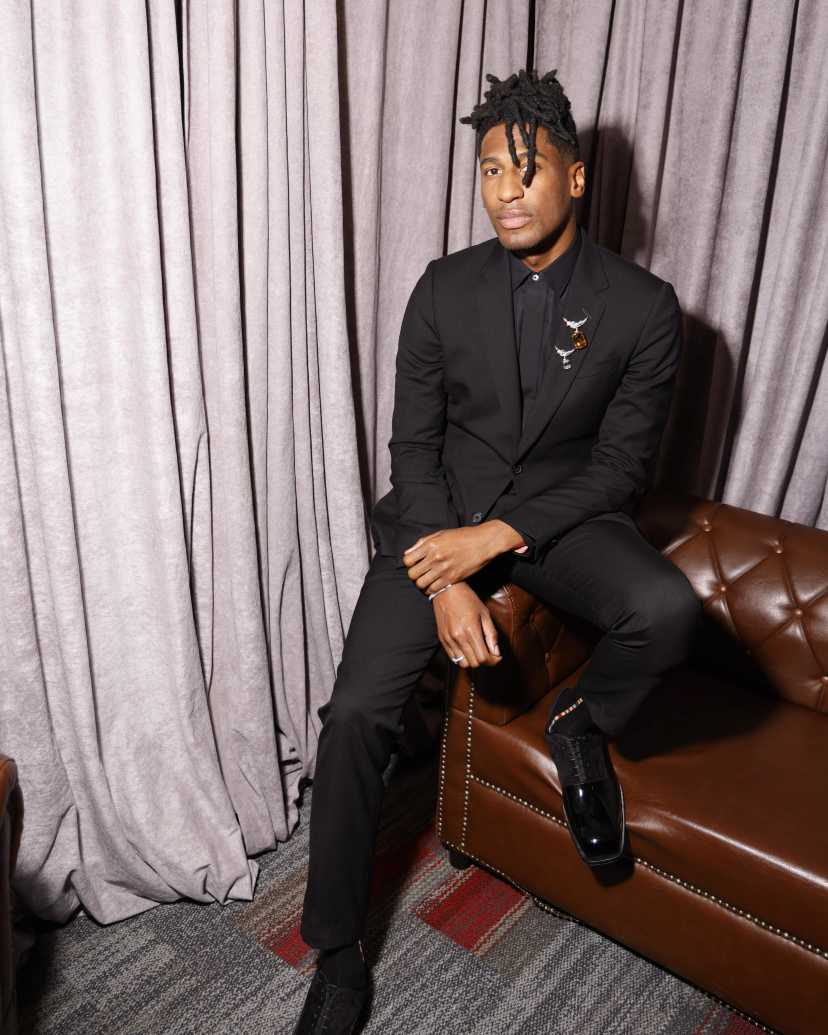 Jon Batiste Wears Paul Smith at the Superbowl