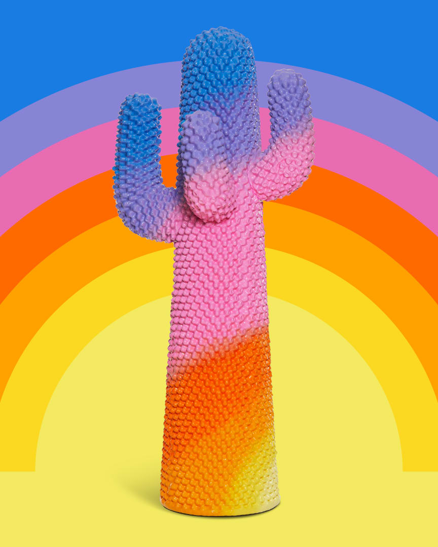 Gufram X Paul Smith Sunrise Cactus Coat Stand