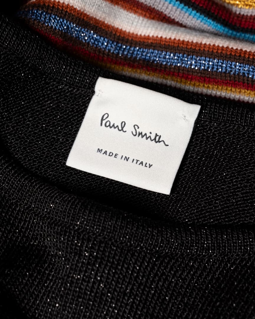 Women's Knitted 'Signature Stripe' Glitter Sweater