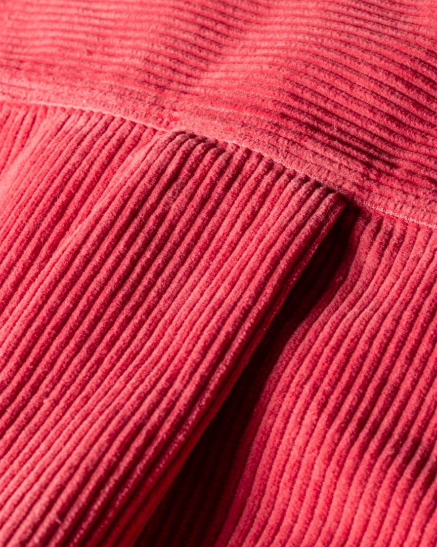 Men's Pink Organic Cotton Corduroy Overshirt