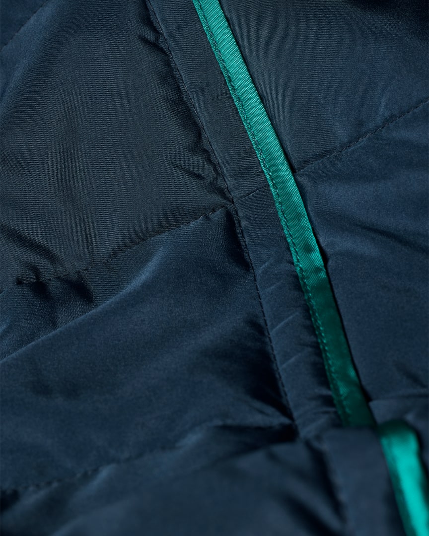 Women's Navy Storm System Wool Mac With Detachable Liner