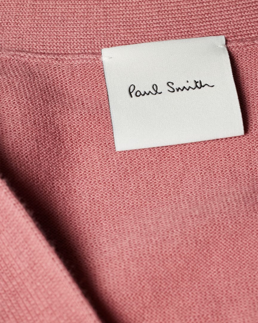 Women's Knitted Dusky Pink Organic Cotton Cardigan