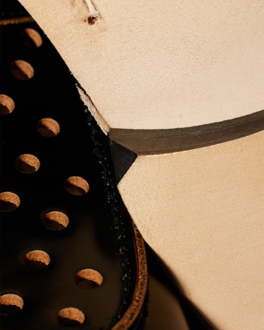 Men's Black Leather 'Rossini' Loafers