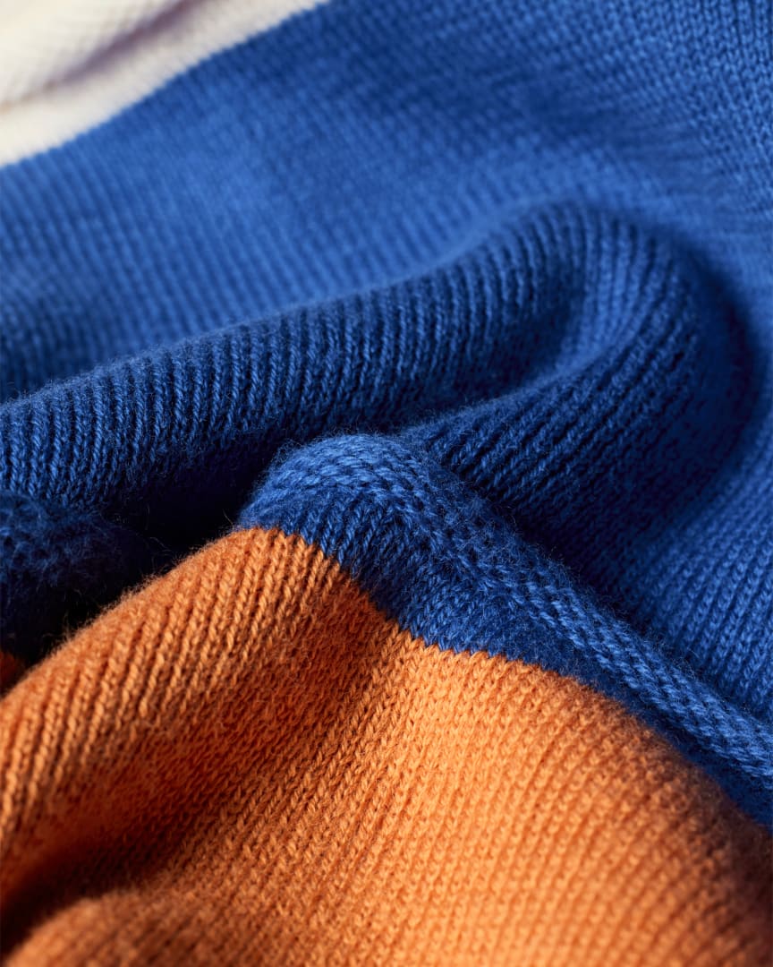 Men's Multicolour Bold Stripe Knitted Sweater