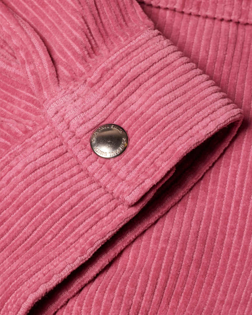 Women's Pink Corduroy Chore Jacket