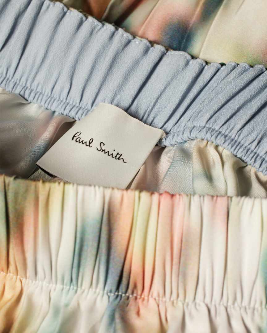 Women's 'Lens Blur Botanical' Plissé Pleated Skirt