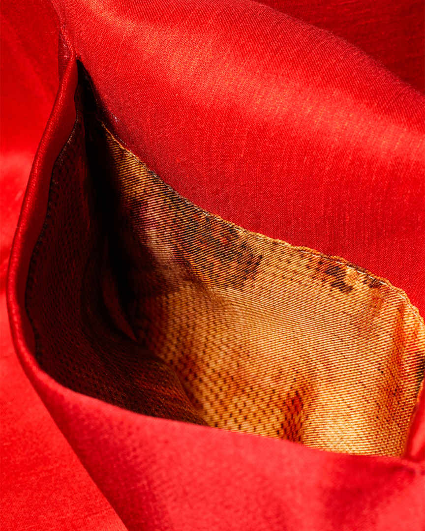 Daniel Hanson For Paul Smith - Red Linen And Silk Dressing Gown