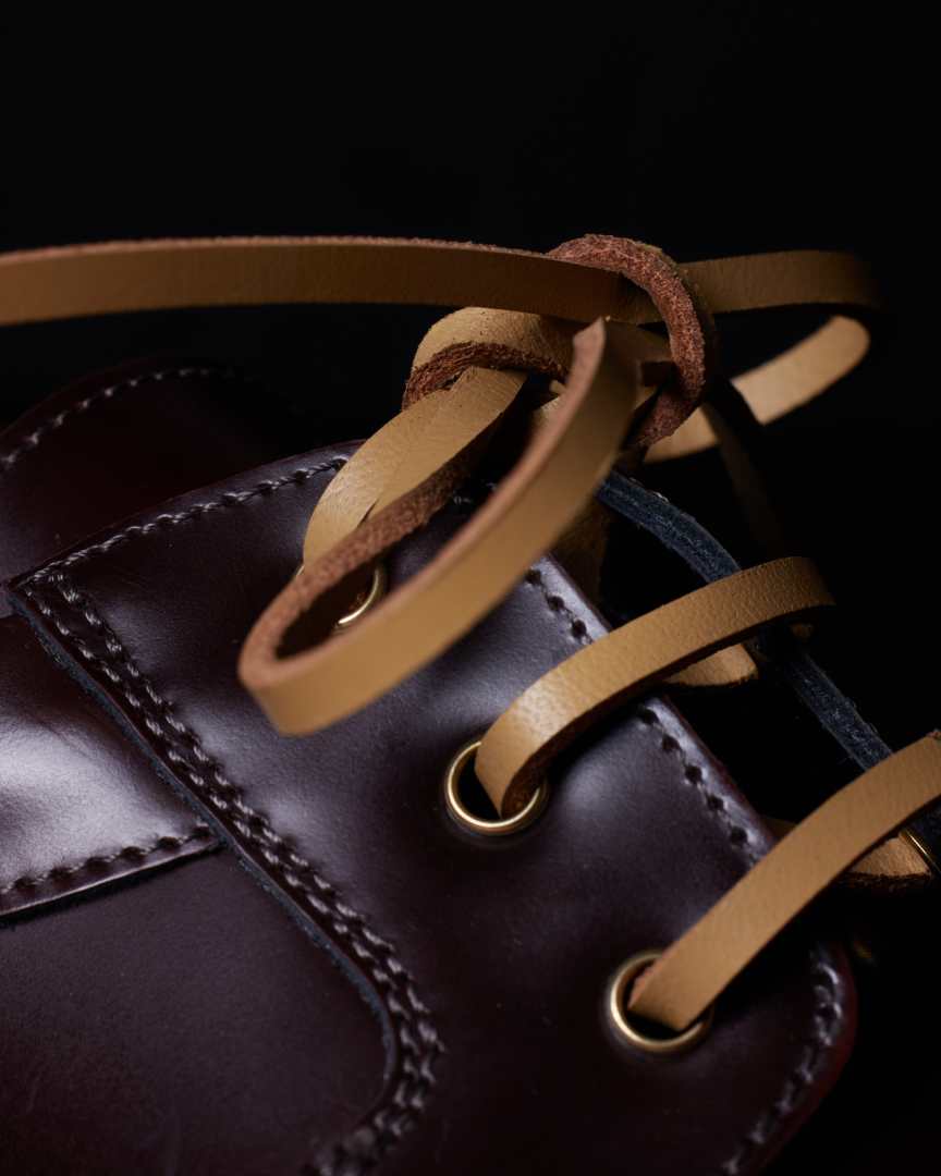 Men's Bordeaux Leather 'Barca' Shoes