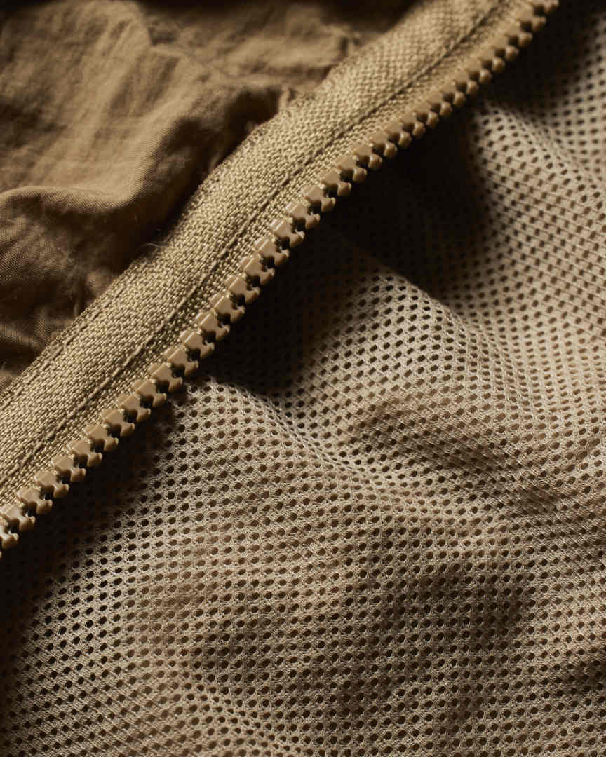 Men's Sand Garment Dyed Nylon Jacket